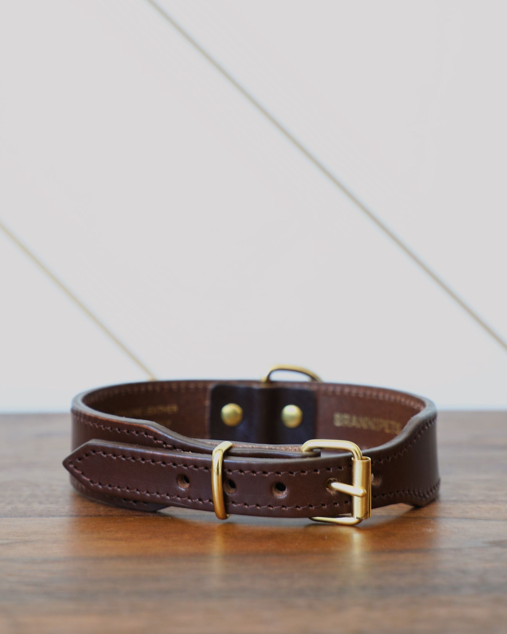 Classic Italian Leather Brown Collar | Branni Collection – FURB