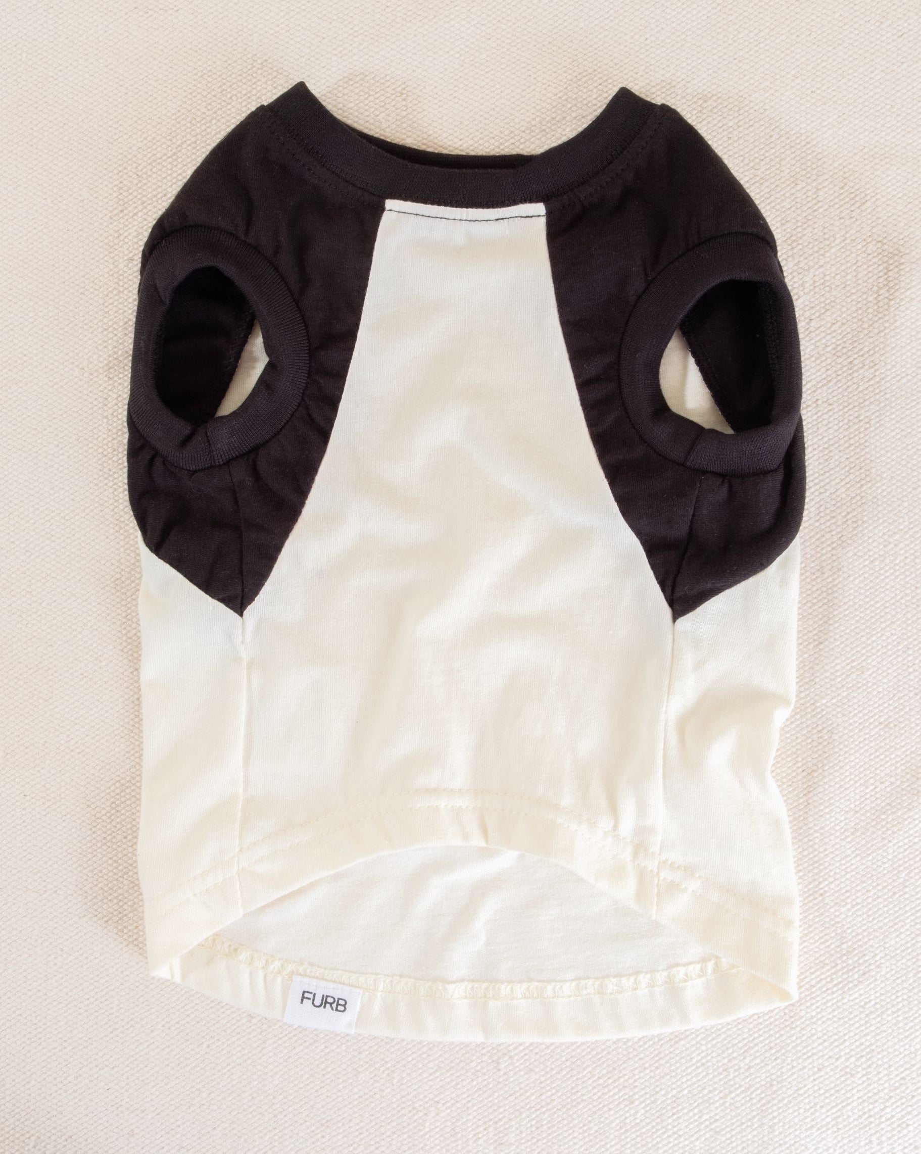 Chic Muscle Dog Tee Shirt | Ivory + Black – FURB